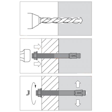 Goujon d'ancrage acier M16X240 SCELL-IT - boite de 10 - Manubricole | manubricole.com