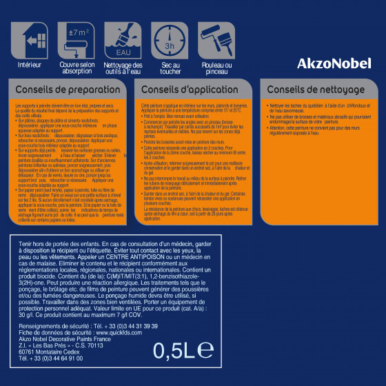 Peinture Color Resist Murs & Boiseries Vert Profond - Manubricole ...